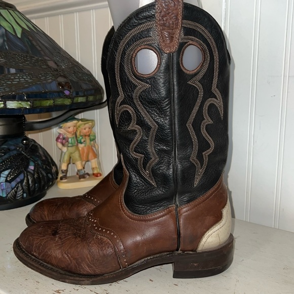 bilt rite | Shoes | Vintage Bilt Rite Western Cowboy Boots Two Tone ...